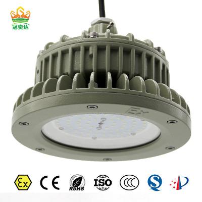 China Industrielle explosionsgeschützte LED-Hallenleuchte IP66 wasserdicht 100W-200W mit ATEX CNEX Zertifizierung für Anwendungen in Gefahrenzone 1 & 2 zu verkaufen