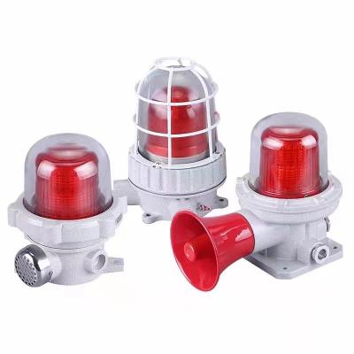 China Red Internal Lampshade Explosion Proof Alarm Lights Ex Mark II 2 G Ex Db Eb IIC T6 Gb Emergency Start Time Less Than 0.3 Seconds for sale