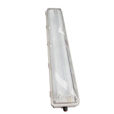 China Flangle Mounting Explosion Resistant Fluorescent Light Fixture Ideal for Zone 1 2 21 22 Hazardous Environment Industrial for sale