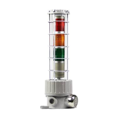 China 120-180DB Explosive Atmosphere Warning Signals Featuring Internal Lampshade Red Yellow Blue and Other Color Suitable for Hazardous Environments for sale