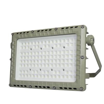 China Bracket Mounting Explosion Proof LED Flood Light MEANWELL Drive OEM Industrial Explosion Resistant LED Lighting for sale