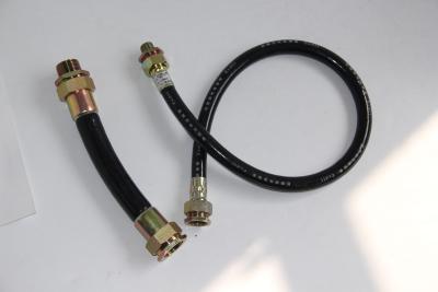 China 304 Stainless Steel Explosion Proof Flexible Conduit Braided Connecting Pipe Rubber Flexible Hose for sale