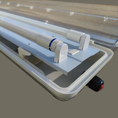 Cina ABS pericoloso 115Lm industriale W di area della luce protetta contro le esplosioni della metropolitana 1x48 in vendita