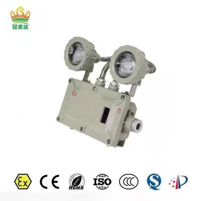 China Luz de emergencia ininflamable de la ex prueba principal del doble de ATEX Rechargable 2*3w en venta