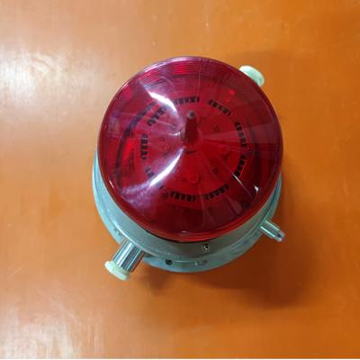 China 180dB Safety Caution Explosion Proof Alarm Lights Solar Aviation Warning Tempered Glass Cover for sale