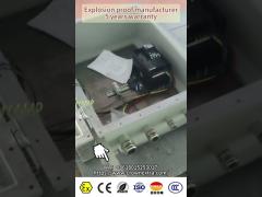 Explosion ATEX Flameproof Control Panel distribution box enclosure board 460V IP66 WF2 for refinery
