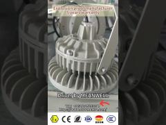 Exproof Flameproof LED Bay Light with WF2 ATEX Approved for Div 1 240Watt 180lm/w