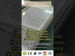 Explosion-Proof LED light Fixture ATEX IECEx approved IP66 WF2 250watt 180lm/w Flameproof