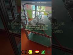 ATEX Certified Explosion Proof High Bay Light - 200W=500W Brightness for Warehouses