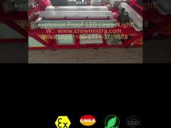Tubo a prueba de explosiones de acero inoxidable anticorrosión de la lámpara fluorescente de Grp del trazador de líneas T8 solo