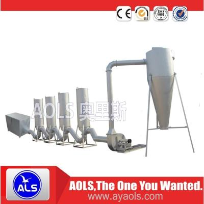 China AOLS Airflow Sawdust dryer (pipe dryer) chicken manure rotary dryer for sale