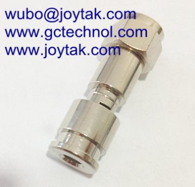 China Tipo mini cable coaxial RG174/F.C.033 del conector F de la compresión en venta