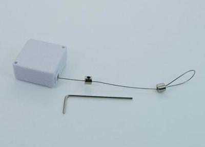 China Hot Sale Anti-theft Pull Box With Steel Wire Cable 32*32mm ABS Square Retractor for sale