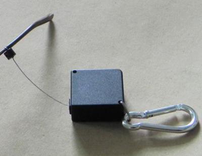 China Retractable Mini Square recoiler for exhibition / 32*32mm ABS Pull Box for mobile phone display for sale