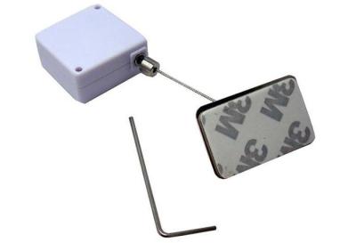 China Anti lost Retractable Pull box /Recoiler With Steel Wire /32*32mm ABS Square Retractor for sale