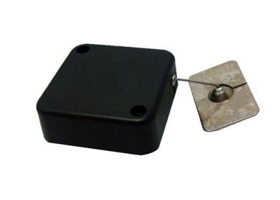 China Mobile Phone Security Recoiler / Steel Wire Pull Box / 44*44mm ABS Square Retractors for sale