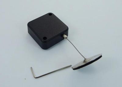 China Plastic Display Pull Boxes to Holding In Supermarket / 44*44mm ABS Square-Shaped Retractors for sale