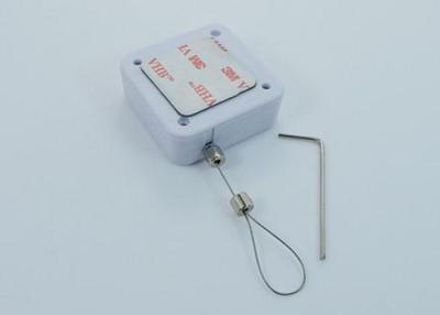 China Anti-theft retractable display pull box/recoiler for glasses,jewelry,mobile phone / 44*44mm ABS Square-Shaped Retractors for sale