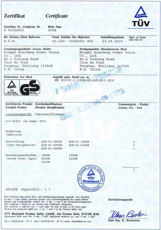 LFGB - ONTEC INTERNATIONAL TRADING COMPANY LIMITED