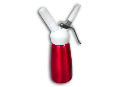 Cina 250ml Whipped Cream Dispenser With Aluminum Cream Whipper , Red / Blue in vendita