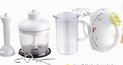 Cina 200W 120V / 220V Powerful 2 Speed Food Processor Stainless Steel Hand Blender, Food Processor and Blender in vendita