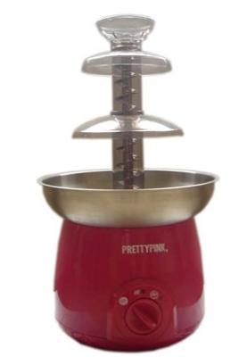 Cina Red Melting Chocolate Fountain Popular Household Products in vendita