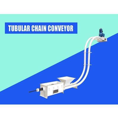 China Grain Handling Equipment Enclosed Tubular Disc Chain Conveyor for sale