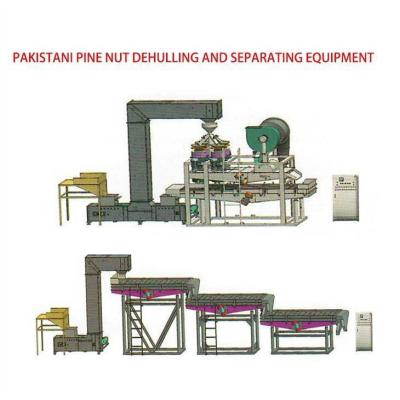 China Grain Processing Equipment Pakistani Pine Nut Dehulling And Separating Equipment Machine for sale