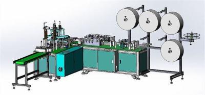 China Full Automatic Flat Face Mask Production Line for sale