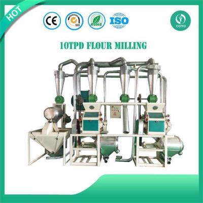 China Flour Milling Equipment 10TPD Wheat Flour Milling Plant for sale