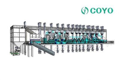 China 200tpd Large Scale Complete Rice Milling Plant Machinery for sale