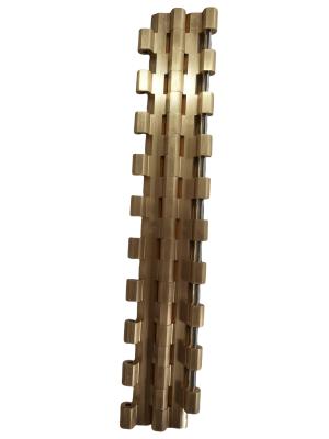 China Manganese Brass Band Slat Chain Links for SD5 Tobacco Cutter with Yellow Color for sale