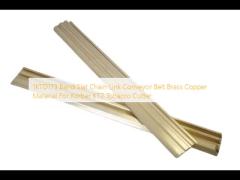 1KTD173 Band Slat Kettingtransportband Messing Koper Materiaal Voor Korber KT2 Tabakssnijder