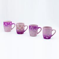 Quality Souvenir Wholesale Shop Valentine's Day Mug With Color Spraying And Decal Fired for sale