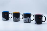China Customized Ceramic Mug With Outside And Inside Decal Fired for sale