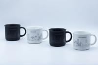 China Factory City Design Ceramic Mug With Decal Fired  For Customized for sale