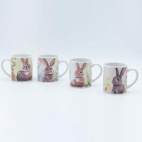 China 330ml Easter Mug Ceramic Household Decal Fired for Memorable Easter Dinnerware for sale