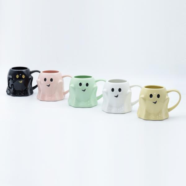 Quality Ceramic Customizable FDA Certified Halloween Coffee Mug Bulk For Gift Stores for sale