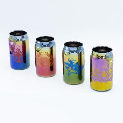 China Ocean Coffee Mug with Glitter Decal Fired Ceramic Material for Gift Giving for sale