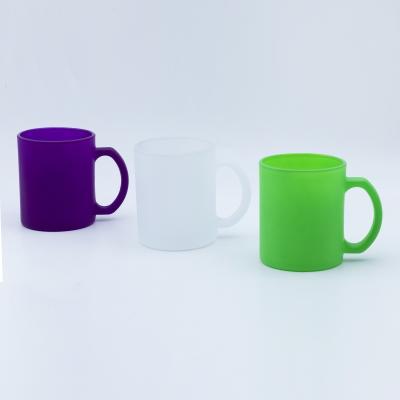 China Glass Material Souvenir Mug with Custom Decal Fired Design and White Box Packaging for sale