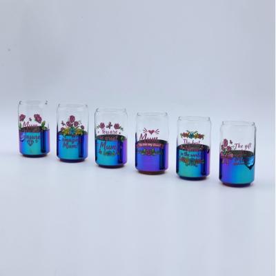 China Custom Mother’s Day Iridescent Glass Tumbler Collection for sale