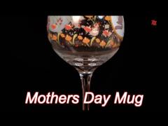 decal fired  mother's day mugs 21.7cm 520ml goblet for the gift shop