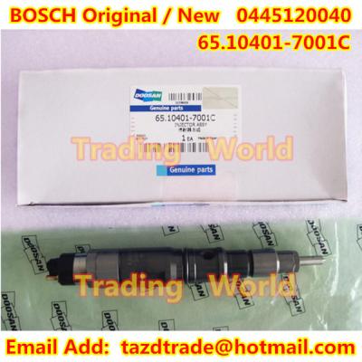 China BOSCH Original /New Injector 0445120040 / 65.10401-7001C for DAEWOO DOOSAN for sale