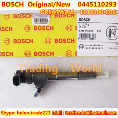 China BOSCH Original Injector 0445110293 / 1112100-E06 for Great Wall Hover for sale