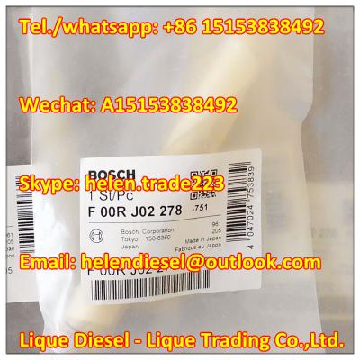 China 100% original BOSCH Valve F00RJ02278 , F 00R J02 278 Injector Control Valve Fit 0445120058,0445120109 Genuine and new for sale
