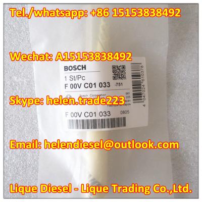 China 100% original BOSCH Injector Valve F00VC01033 , F 00V C01 033 Fit 0445110091,0445110186,0445110279,0445110283,0445110306 for sale