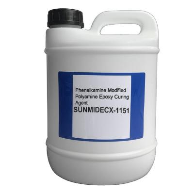 China Phenalkamine Modified Polyamine Epoxy Curing Agent SUNMIDECX-1151 for sale