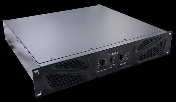 XL1300 2 Ch Εξόδου Ενίσχυσης ισχύος μαύρο με εξόδους δέσμευσης