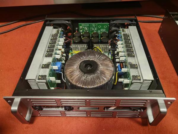 Quality EV6300 Powerful 2 X 450W Stage Power Amplifier For Karaoke With Cooling System for sale