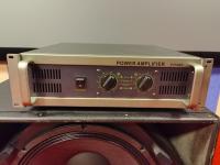 Quality High-Performance Stage Power Amplifier 2X600W Class AB With LED Indicators Sound for sale